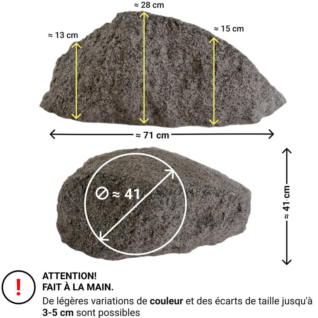 Transformez Votre Jardin avec le Faux Rocher pour Jardin S-02