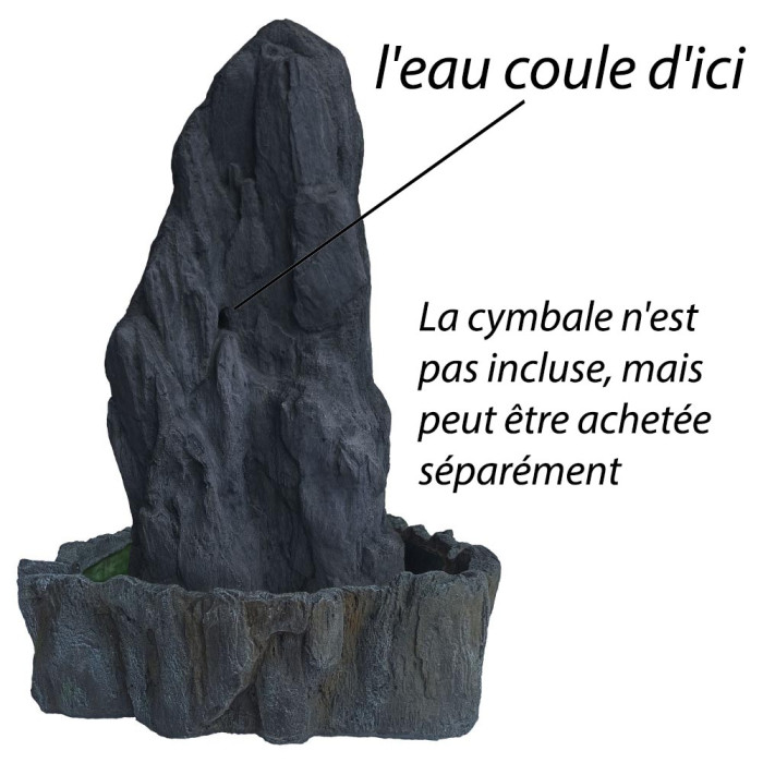 Roche décorative extérieur, gros rocher pour jardin